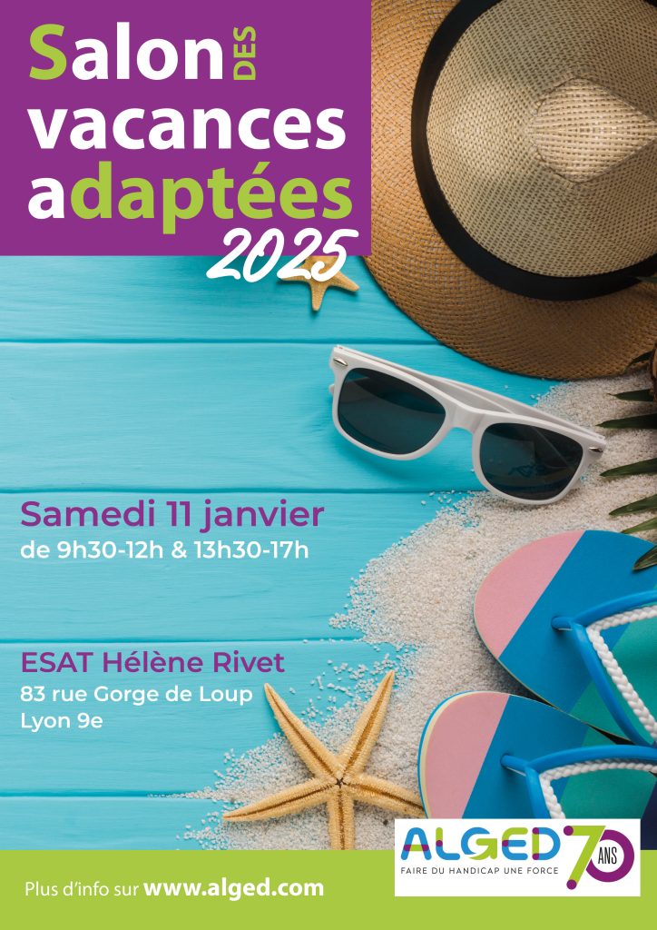 Salon des vacances adaptées 2025 - ALGED