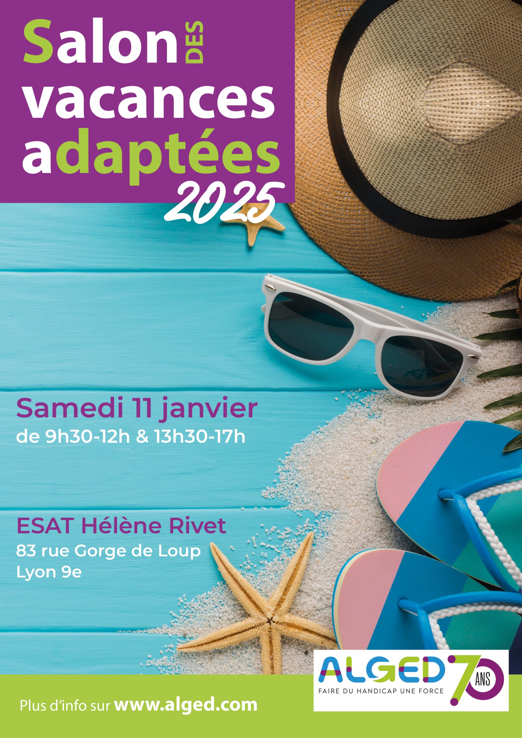 Salon des vacances adaptées 2025 - ALGED